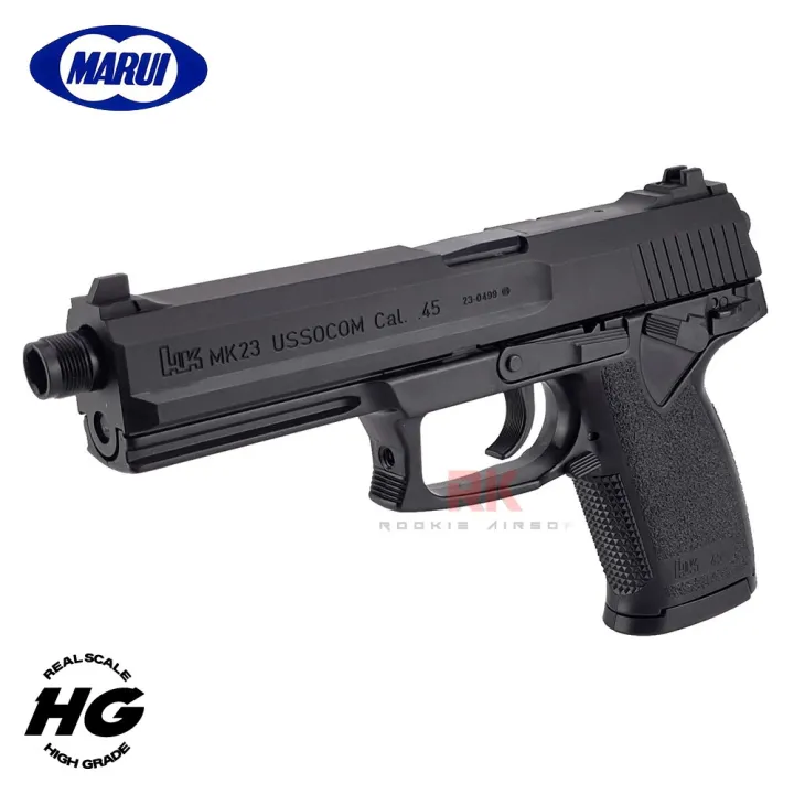 ข้อเสนอพิเศษ Tokyo Marui HK MK23 Spring Pistol (HG, Hop Up) ปืน อัดลม ครบชุดพร้อมเล่น TM มารุอิ ...