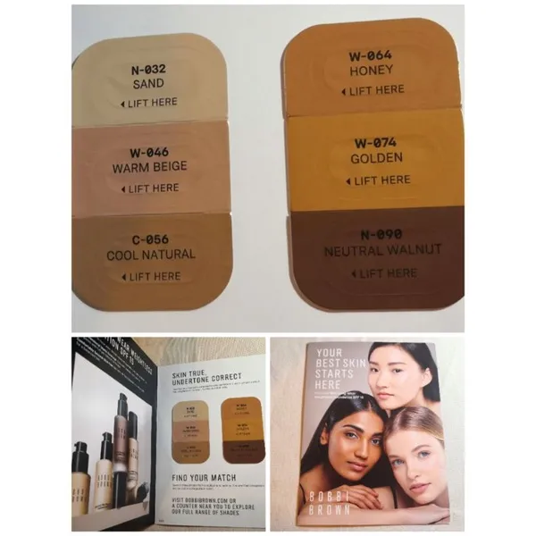 Foundation Sample Cards (Sold Per Pc) Fenty Giorgio Armani Lancome ...