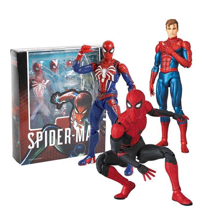 SHF Spiderman ห่างไกลจากบ้านตุ๊กตาขยับแขนขาได้ Avengers Mafex 113พีวีซี ... SHF Spiderman ห่างไกลจากบ้านตุ๊กตาขยับแขนขาได้ Avengers Mafex 113พีวีซี ...