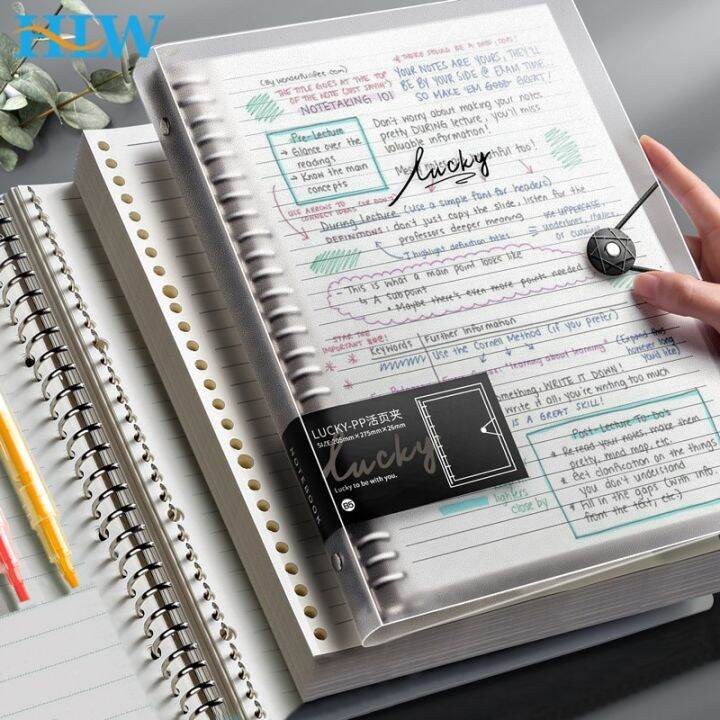 Diary A5 B5 A4 Transparent Loose Leaf Binder Notebook Inner Core Cover Diary A5 B5 A4 Transparent Loose Leaf Binder Notebook Inner Core Cover