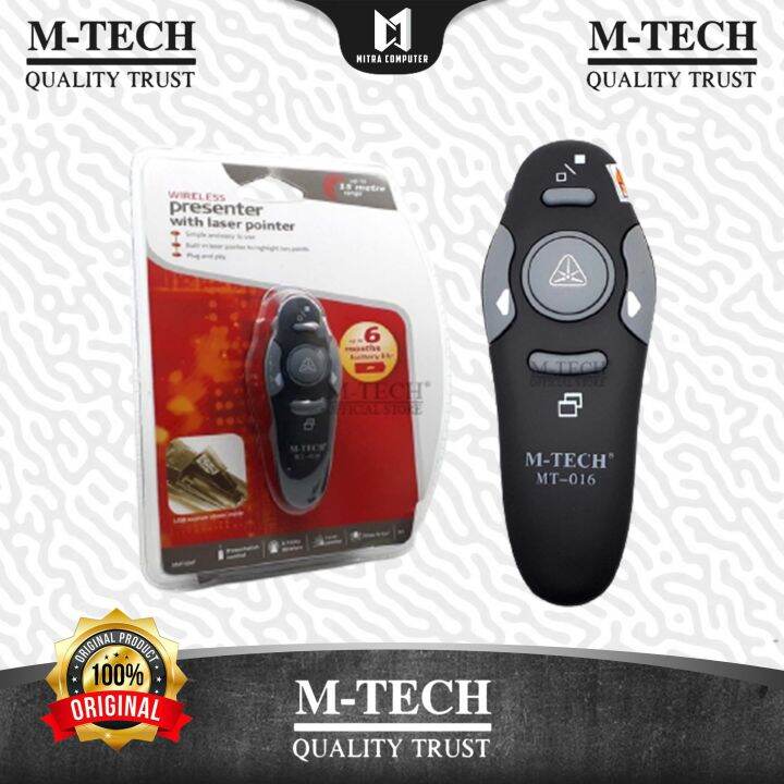 M-Tech Original Laser Pointer Wireless Presenter MT-016 | Lazada Indonesia
