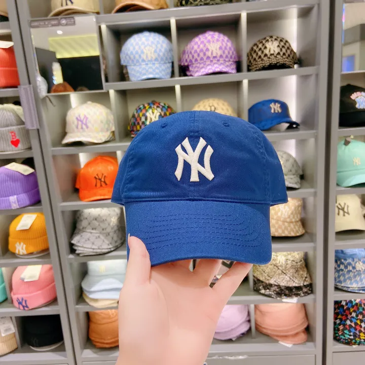 2022 Korea genuine MLB hat cp66 green baseball cap female models gray male new ny Yankees la ...