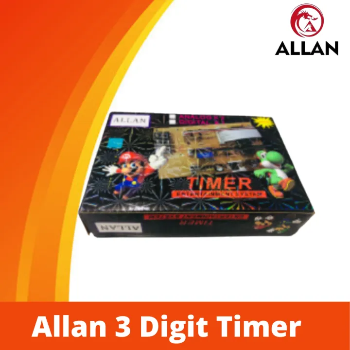 Allan Pisonet Timer 3 Digit / 3 LED Digit Digital Timer single Relay ...