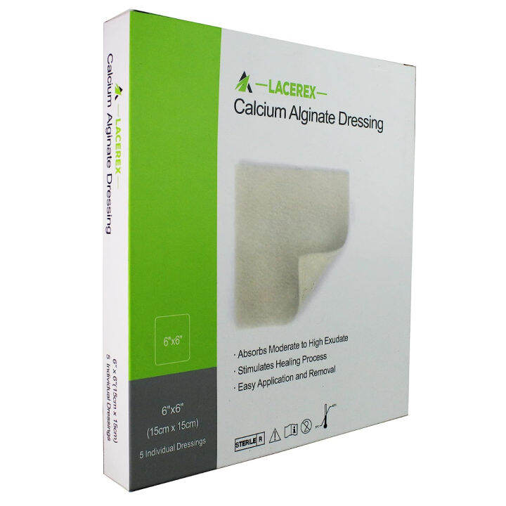 AWD Medical Calcium Alginate Wound Dressing - Highly Absorbent Gauze ...