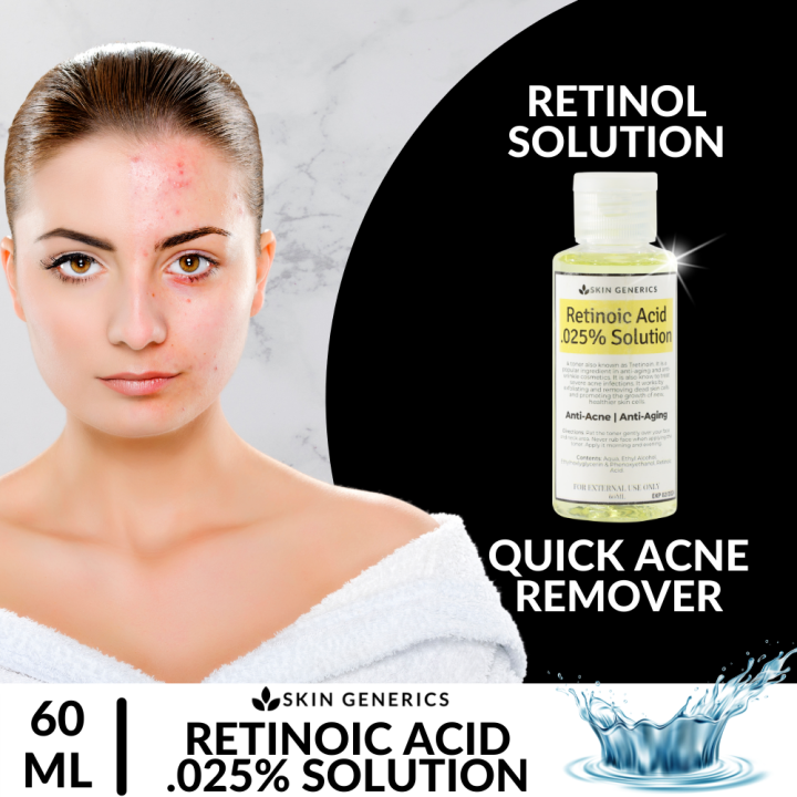 [ ACNE REMOVER ] SkinGenerics Retinoic Acid Solution Minimize Wrinkles ...