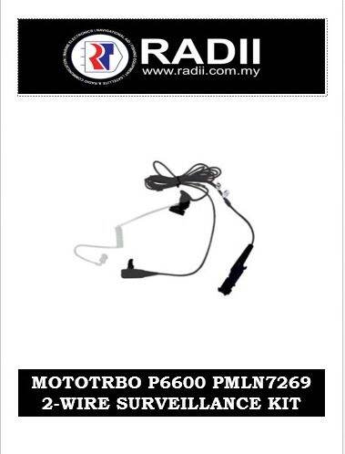 MOTOTRBO P6600 PMLN7269 2-WIRE SURVEILLANCE KIT WITH TRANSLUCENT TUBE, BLACK | Lazada