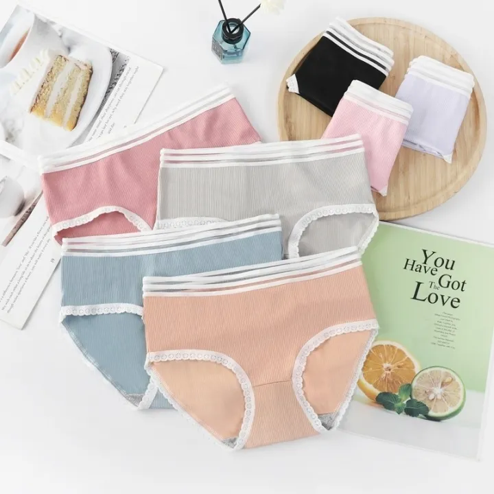 KutKai Panties 🌻สินค้าใหม่ล่าสุด🌻C002# กางเกงในมาใหม่ เอวต่ำน่ารัก ลายน่ารัก เอวมีความแบ๊ว ผ้า ...