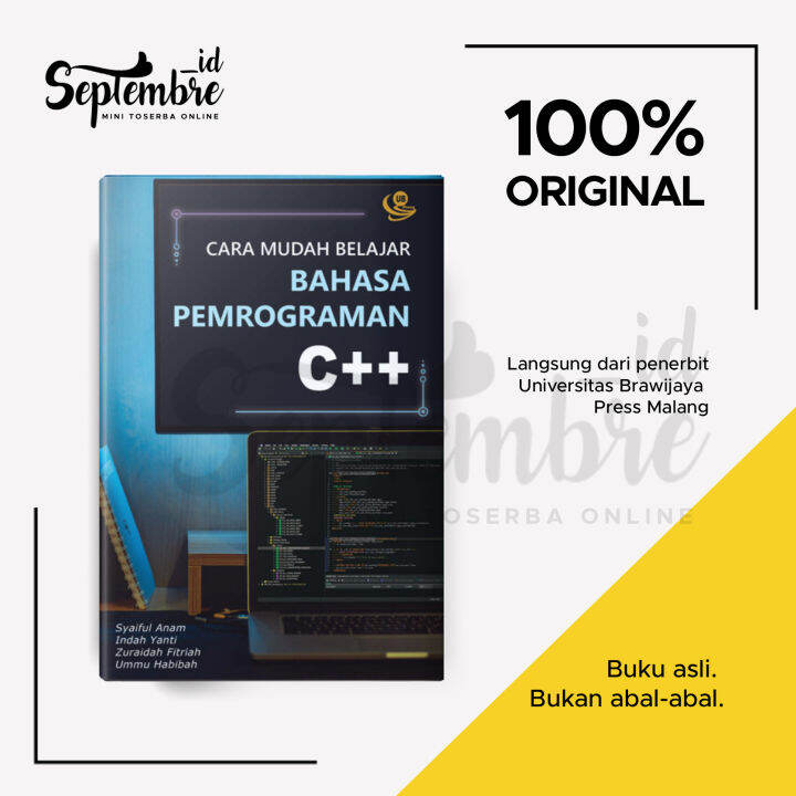 Buku Original Cara Mudah Belajar Bahasa Pemrograman C++ | Lazada Indonesia Buku Original Cara Mudah Belajar Bahasa Pemrograman C++ | Lazada Indonesia