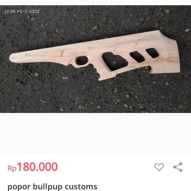 popor bullpup custom kusus od 38 | Lazada Indonesia
