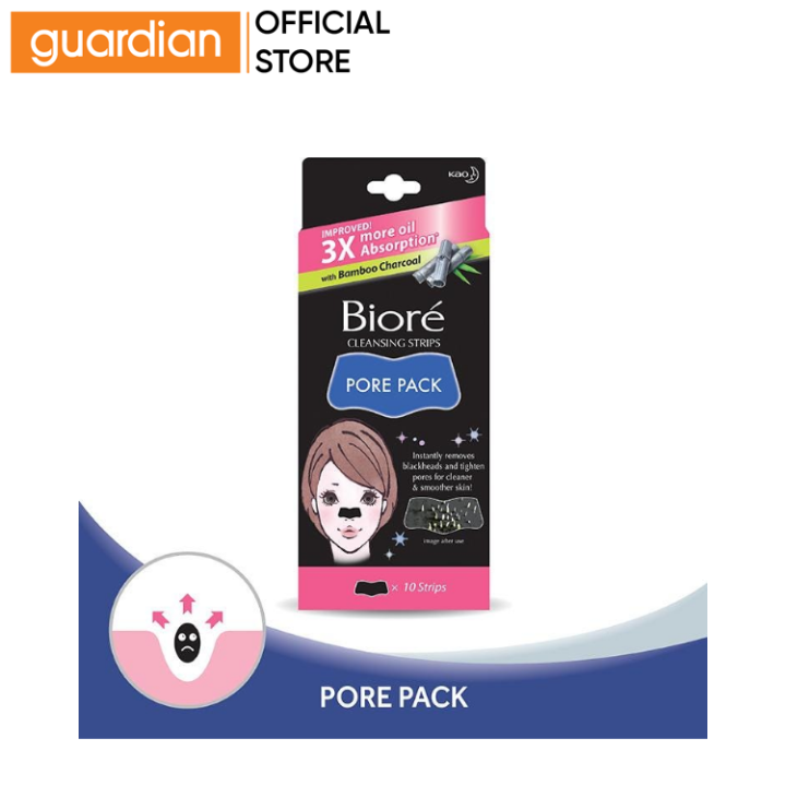 Biore Pore Pack Black 10 pcs | Lazada