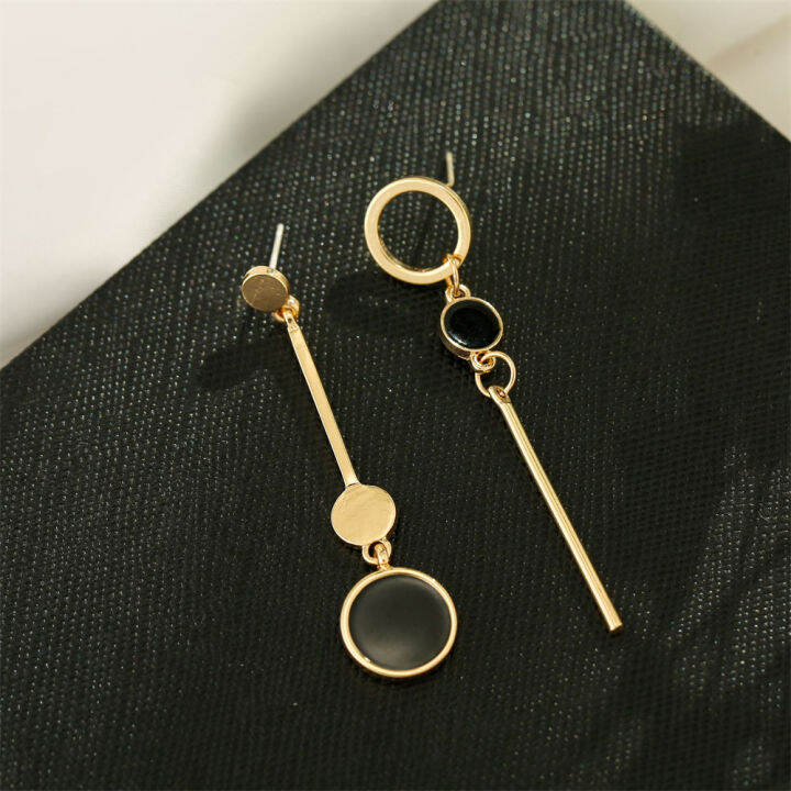 Sanhe 2023ต่างหูไม่สมมาตรใหม่ต่างหูยาวต่างหูเกาหลี | Lazada.co.th