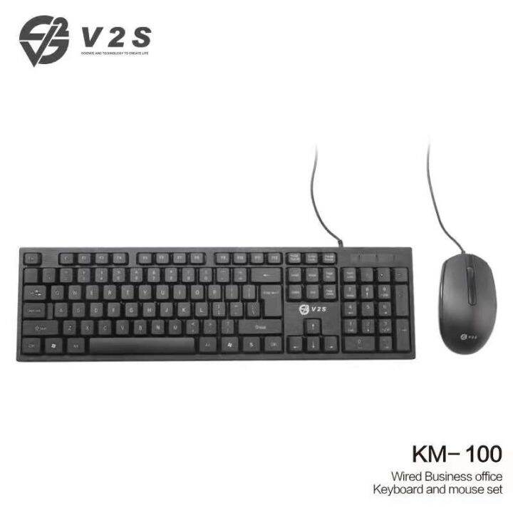 V2S KM100 Gaming Keyboard USB keyboard Office Home Helper Bundle ...