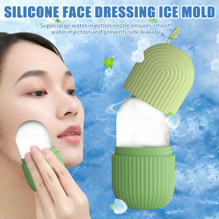 Pickme store Ice Face Roller Facial Skincare Beauty Tool Silicone Ice ...
