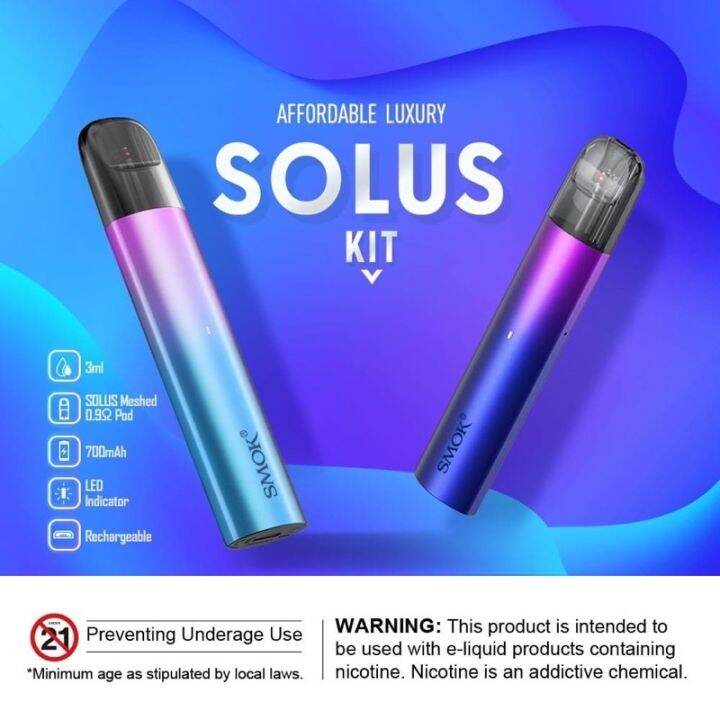 SMOK SOLUS 16W Pod Kit 700mAh Pod kit vape relx like pen type vape ...