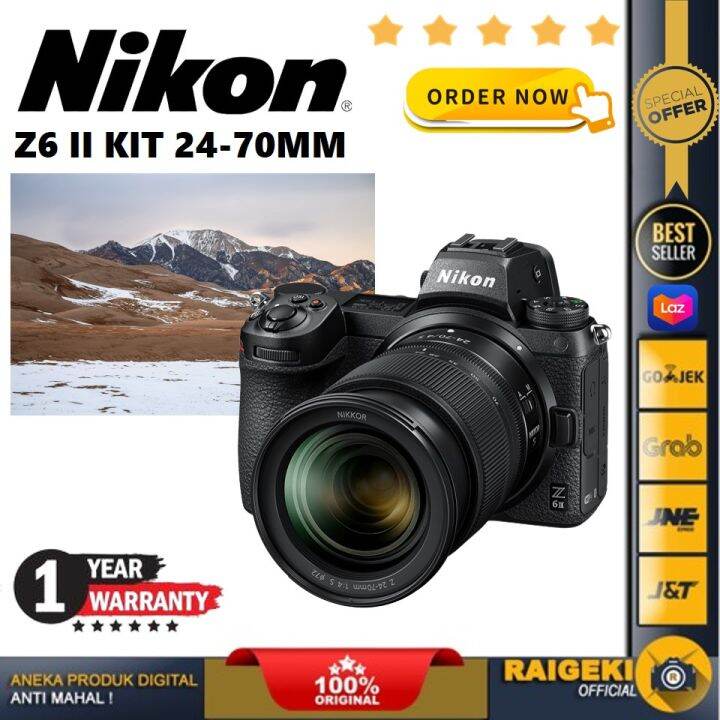 Nikon Z6 Ii Z6ii Z6 Mark Ii Kit 24 70mm F4 Mirrorless Garansi Resmi