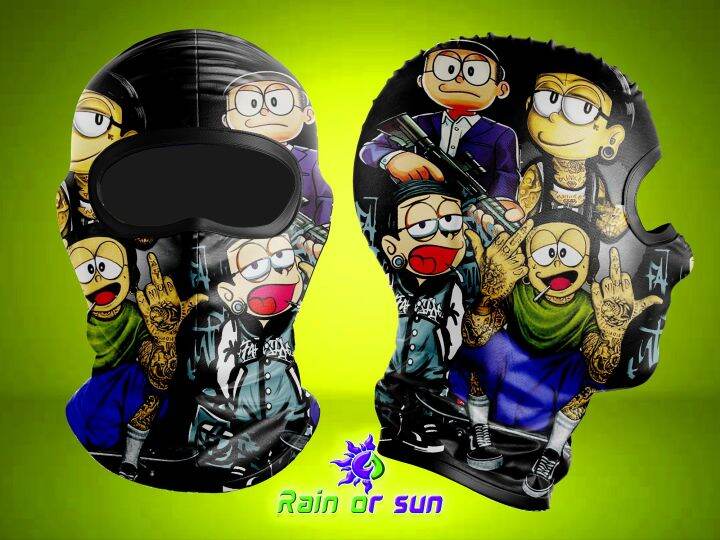 NOBITA B03 balaclava design full bonet full sublimation nylon spandex ...
