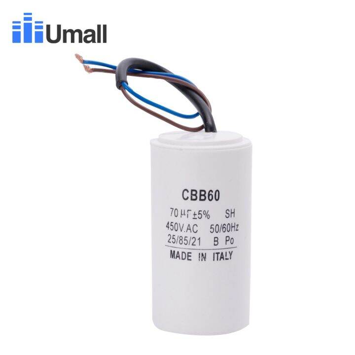 CBB60 450V 70Uf Running Super Motor Start Capacitor For Electric ...