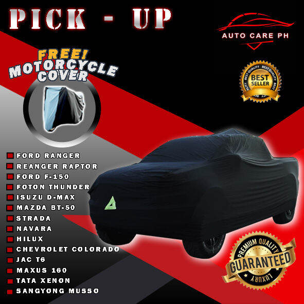 CAR COVER PICK UP WATER REPELLANT AND DUST PROOF PLUS MOTOR COVER ...