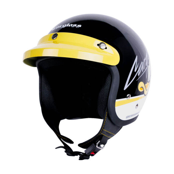Cargloss CFM Retro Helm Half Face – Speed Duck Deep Black | Lazada ...