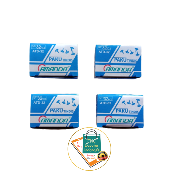 Amanda 32 Buah Paku Payung Tindis Amanda Atd 32 Per Box Kecil Lazada Indonesia