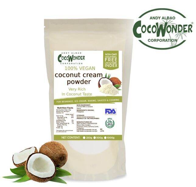 CocoWonder COCONUT MILK CREAM POWDER is Premium, Non-Dairy and Vegan ...