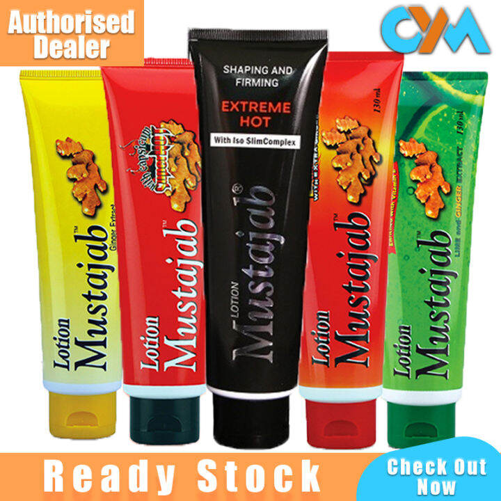 Mustajab Losyen 130ml Extreme Hot Super Hot Extra Hot Ginger Extract ...