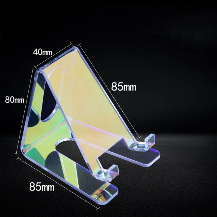 Huan Transparent Cell Phone Holder Acrylic Display Stand Clear Phone ...