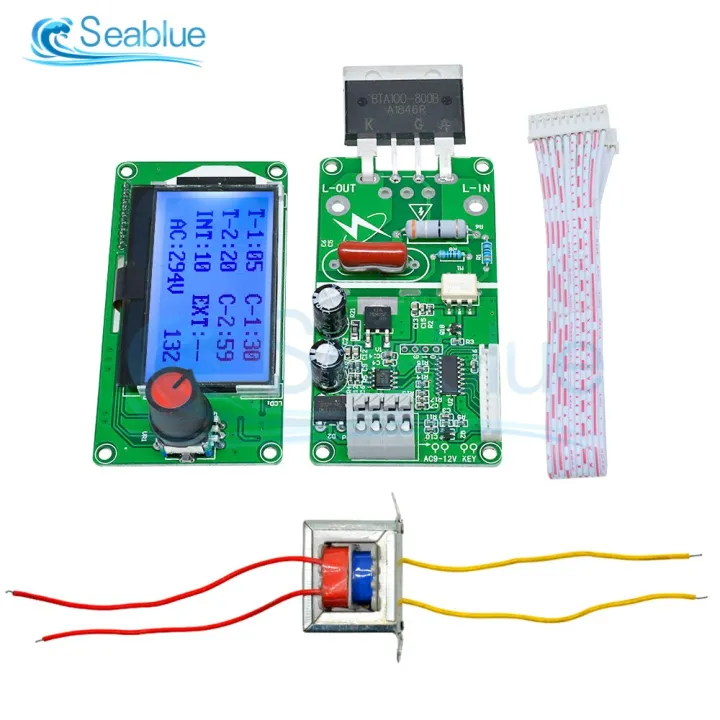 40A 100A Digital LCD Spot Welder Welding Machine Double Dual Pulse ...