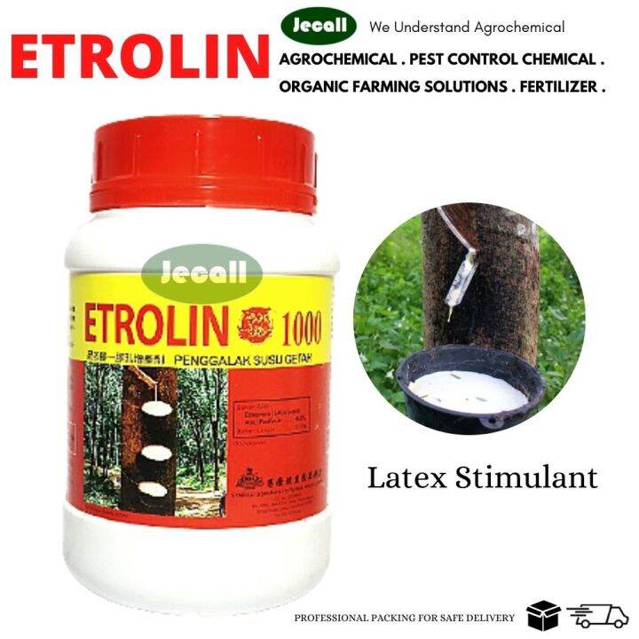 Etrolin 1000 Latex Stimulant 500ml / Penggalak Susu Getah / Red Merah ...