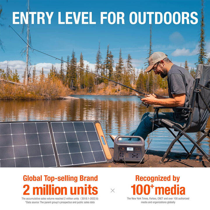 Nss power station with solar panel rechargeable solar portable ...