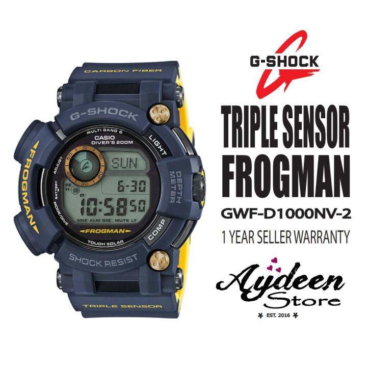 ORIGINAL G-SHOCK FROGMAN GWF-D1000NV-2 (INTERNATIONAL SET) | Lazada