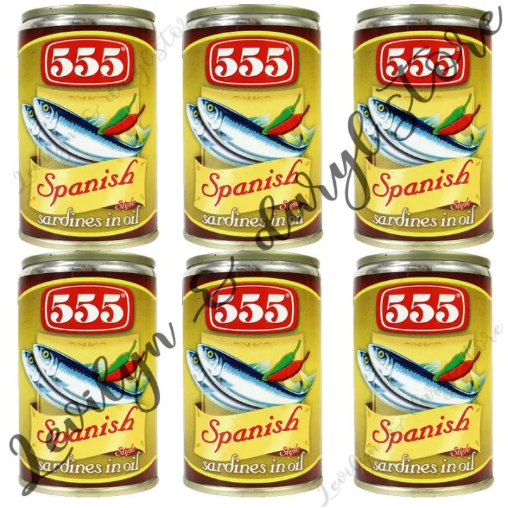 555 Sardines spanish style 155g x 6 cans | Lazada PH