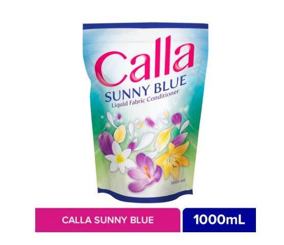 Calla Liquid Fabric Conditioner Sunny Blue 1 Liter | Lazada PH
