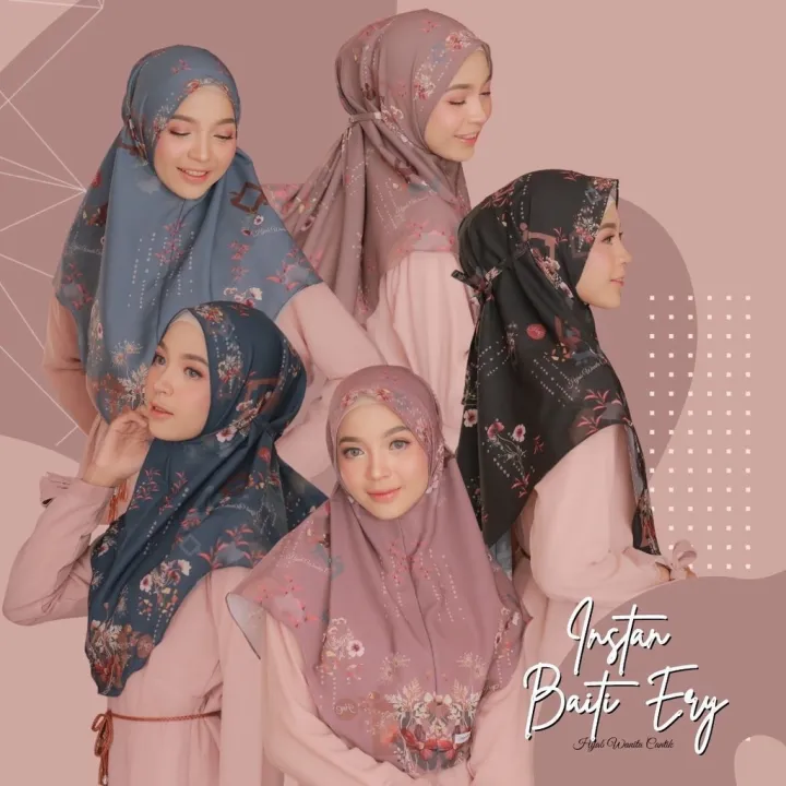 Hijabwanitacantik-instant Baiti ery series | hijab instant | instant ...