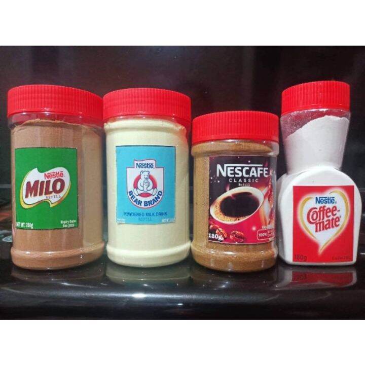 COD 4in1 Coffee Set with Milo Nescafe Bearbrand and Coffeemate | Lazada PH