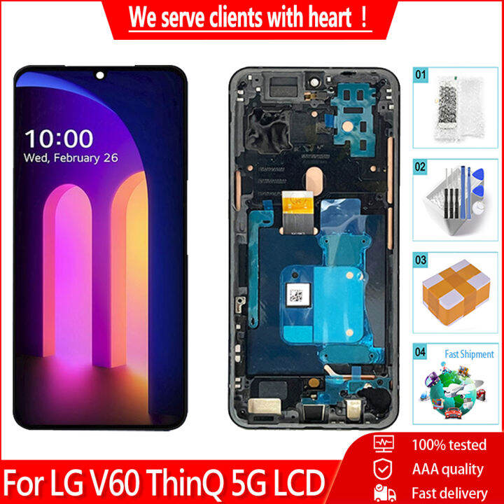 MYXIU Original For LG V60 ThinQ 5G LCD Display Touch Screen Digitizer ...