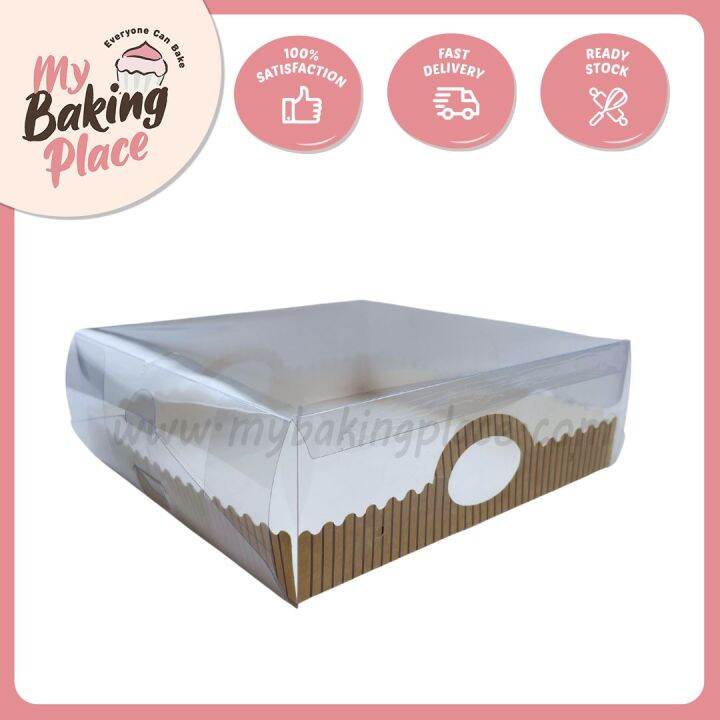 Gift Box Transparent Box Brownies Box Doorgift Wedding Gift Box Kotak ...