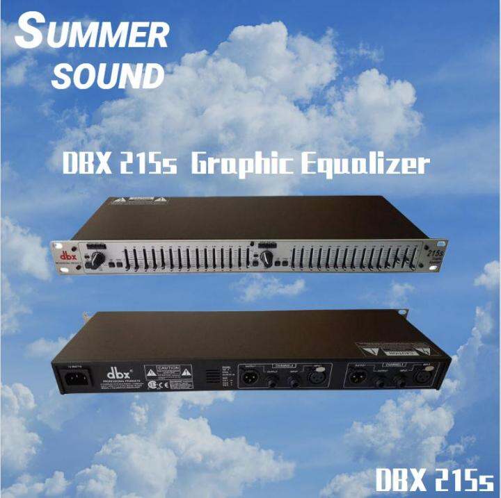 Original DBX 215S Dual Channel 15-Band Graphic Equalizer (Silver ...