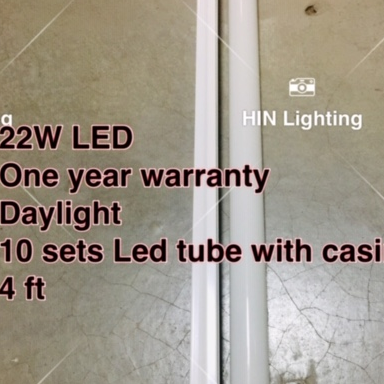 ( 10 SET/BUNDLE ) LED TUBE 4 FT T8 20Wattage with Thick led casing ...