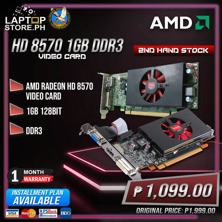 Video Card AMD Radeon HD 8570 1GB 128bit DDR3 | Lazada PH