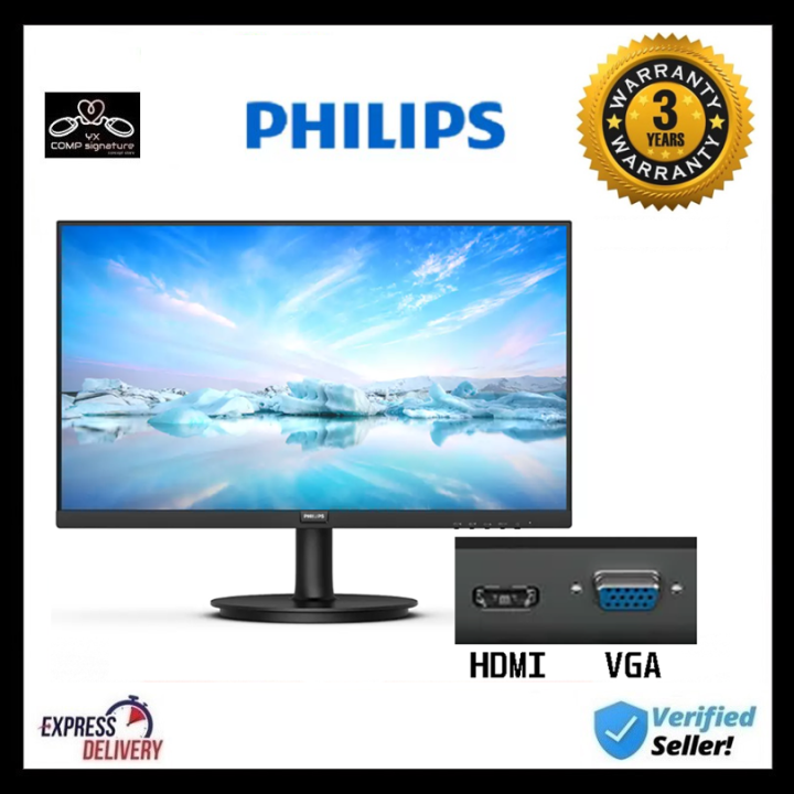 Philips 23.8" 241V8LB VA Full HD 100Hz 4ms Adaptive Sync LED Monitor ...