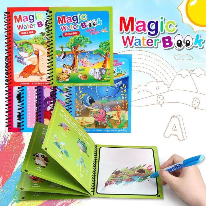 Magic Coloring Book For Kids Magic Pen Drawing Book Kids Painting Toys ...