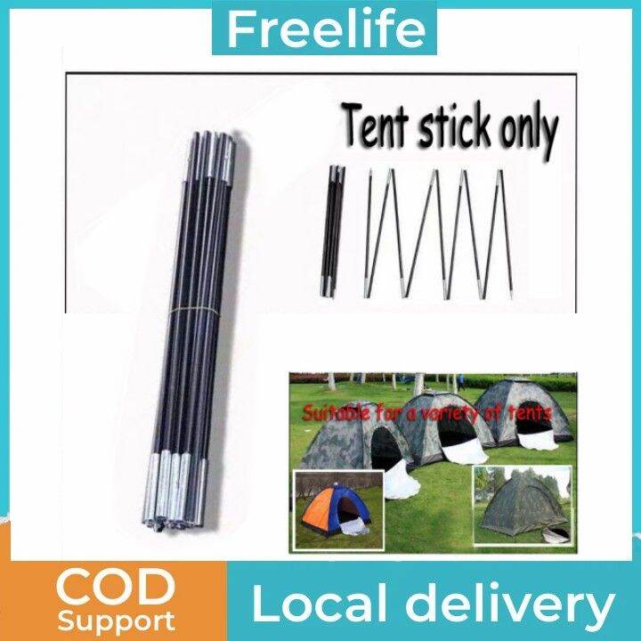 [Local Delivery]1Pair Tent Stick Outdoor Camping Stick Tent Accessory ...