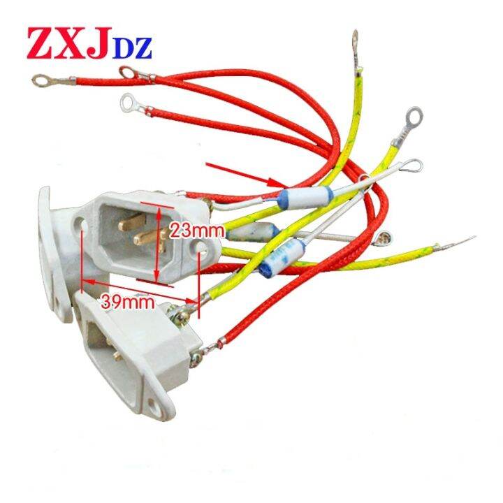 Electric rice cooker accessories with fuse ribbon wire three socket ...