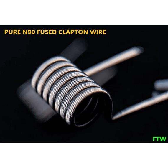 FTW Wire Nichrome N90 Coil Fused Clapton 1 meter | Lazada PH