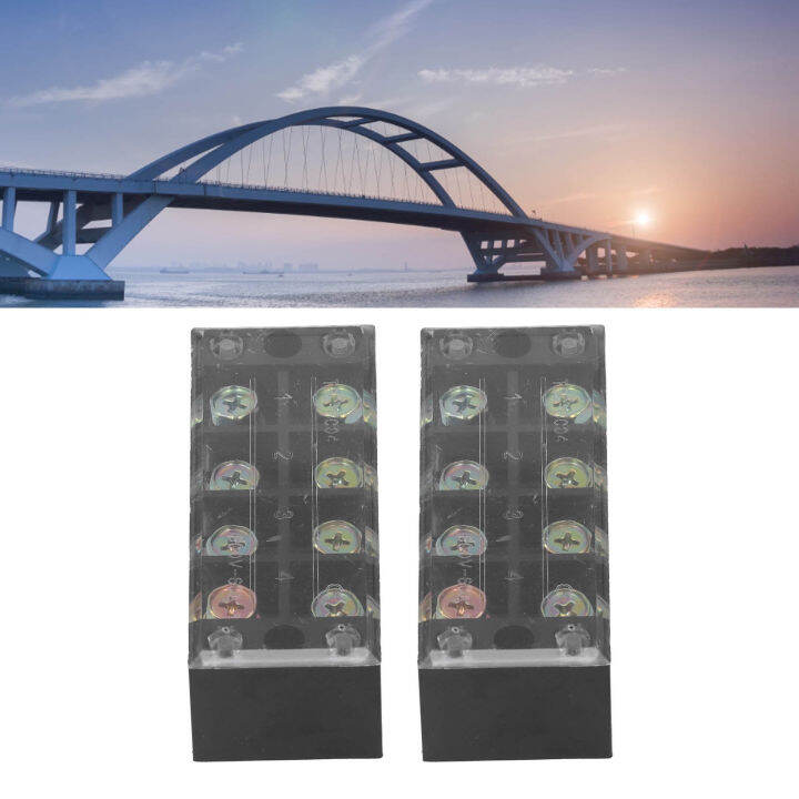 Screw Terminal Strip Easy Wiring Wire Terminal Block 60a 600v Prevent Corrosion Sufficient