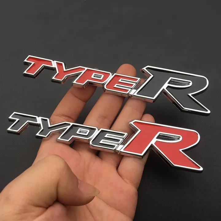 NEW 3D Type R Car Logo Honda Fit Jazz Jade City Car Stickers Car Tail ...