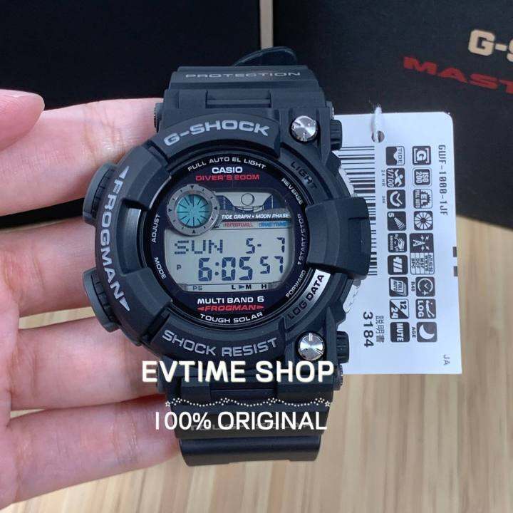 JAPAN SET 100% ORIGINAL CASIO G-SHOCK FROGMAN BASIC GWF-1000-1JF / GWF ...