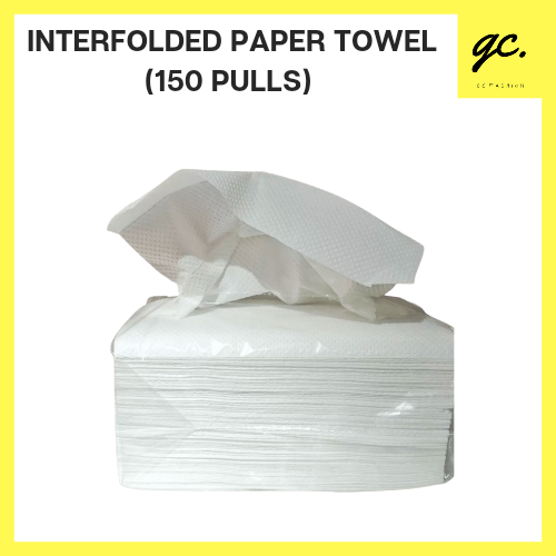GC Interfolded Tissue Paper / Paper Towel 150 pulls | Lazada PH