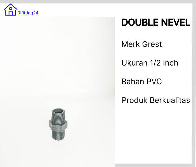 DOUBLE NEVEL/DOBEL NEPPEL 1/2 INCH MERK GREST | Lazada Indonesia